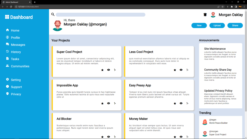 GitHub - Tanishka-2000/admin-dashboard